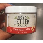 Abby's Better Nut Butter, Strawberry Cashew: Calories, Nutrition ...