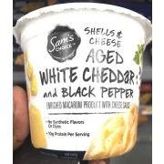 Sam's Choice Shells And Cheese, Aged White Cheddar And: Calories ...