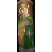 Surf Chips Groovy Potato Waves, Sour Cream & Onion: Calories, Nutrition ...