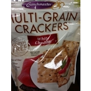 Crunchmaster Crackers, Multi-Grain, White Cheddar: Calories, Nutrition ...
