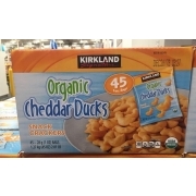Kirkland Signature Organic Cheddar Ducks, Snack Crackers: Calories ...