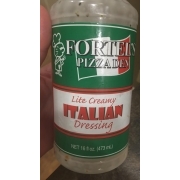 Fortel's Pizza Den Italian Dressing, Lite Creamy: Calories, Nutrition ...