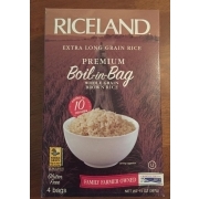 Riceland Extra Long Grain Rice, Premium Boil In Bag, Whole Grain Brown ...