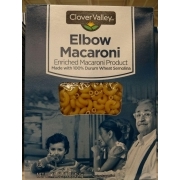 Clover Valley Elbow Macaroni, Enriched Macaroni Product: Calories ...