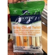 Lucerne Dairy Farms String Cheese Twists: Calories, Nutrition Analysis ...