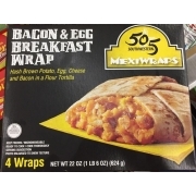 505 Southwestern Mexiwraps, Bacon & Egg Breakfast Wrap: Calories ...