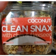 Melssa's Coconut Clean Snax With Chia And Flax Seed: Calories ...