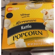 Meijer Microwave, Kettle Popcorn: Calories, Nutrition Analysis & More ...