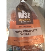 Rise Bakery Organic Bread, 100% Complete Wheat: Calories, Nutrition ...