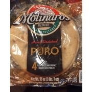 Molinaro's Puro, Pizza Crusts And Tomato Sauce Pouches: Calories ...