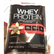 CVS Health Whey Protein Powder Mix, Vanilla: Calories, Nutrition ...