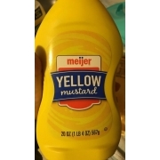 Meijer Yellow Mustard: Calories, Nutrition Analysis & More | Fooducate