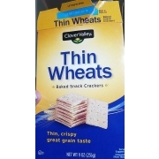 Clover valley Thin Wheats, Baked Snack Crackers: Calories, Nutrition ...