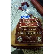 Pan Pepin Finest Enriched Rolls, Kaiser Rolls: Calories, Nutrition ...