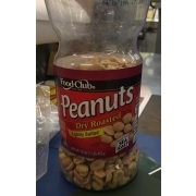 Food Club Peanuts, Dry Roasted, Lightly Salted: Calories, Nutrition ...