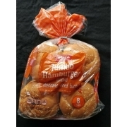 Winco Foods Jumbo Hamburger, Sesame Seed Buns: Calories, Nutrition ...