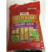 Meijer Cheese Sticks, Colby Jack: Calories, Nutrition Analysis & More ...