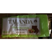 Talanda Milk Chocolate With Hazelnuts: Calories, Nutrition Analysis ...