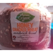 Wegmans Organic Honey Cracked Wheat Sandwich Bread: Calories, Nutrition ...