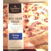 Signature Select Spicy Italian Sausage Pizza, Rising Crust: Calories ...