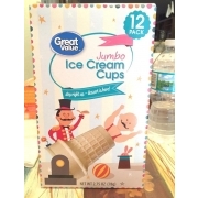 Great Value Jumbo Ice Cream Cups: Calories, Nutrition Analysis & More ...