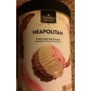 Safeway Select Premium Ice Cream, Neapolitan: Calories, Nutrition ...