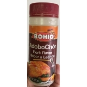 Bohio Seasoning, Adobo Chón, Pork Flavor: Calories, Nutrition Analysis ...