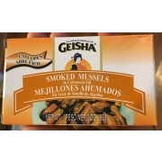 Geisha Smoked Mussels Calories Nutrition Analysis And More Fooducate