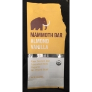 Mammoth Bar Raw Protein Bar, Almond Vanilla: Calories, Nutrition ...