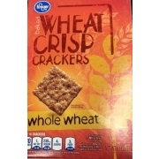 Kroger Baked Wheat Crisp Crackers, Whole Wheat: Calories, Nutrition ...