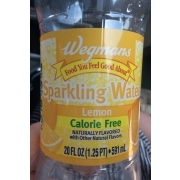 Wegmans Sparkling Water, Lemon: Calories, Nutrition Analysis & More | Fooducate