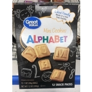 Great Value Mini Cookies, Alphabet: Calories, Nutrition Analysis & More ...