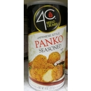 4C Panko Bread Crumbs, Japanese Style, Seasoned: Calories, Nutrition ...