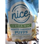 Nice! White Cheddar Puffs: Calories, Nutrition Analysis & More | Fooducate