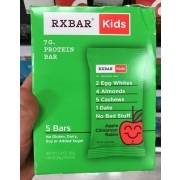Rxbar Kids Apple, Cinnamon, Raisin, Protein Bar: Calories, Nutrition ...