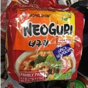Nongshim Neoguri, Spicy Seafood, Udon Type Noodles: Calories, Nutrition ...