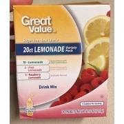 Great Value Lemonade, Variety Pack: Calories, Nutrition Analysis & More ...
