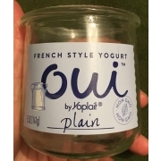 Yoplait Oui French Style Yogurt, Plain: Calories, Nutrition Analysis ...