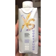 XS Recharge, Sports Protein Shake, Vanilla Creme Flavored: Calories ...