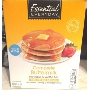 Essential Everyday Complete Buttermilk Pancake & Waffle Mix: Calories ...