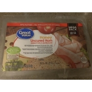 Great Value Uncured Ham, Honey: Calories, Nutrition Analysis & More ...