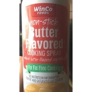 WinCo Foods Cooking Spray, Butter Flavored: Calories, Nutrition ...