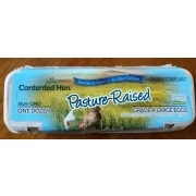 Contented Hen Large Eggs, Grade A, Pasture Raised: Calories, Nutrition ...