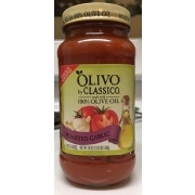 Olivo Classico Pasta Sauce, Roasted Garlic: Calories, Nutrition ...