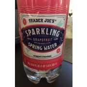 Trader Joe's Sparkling Spring Water, Grapefruit Flavor: Calories, Nutrition Analysis & More ...