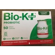 Bio-K Plus Fermented Dairy Probiotic, Strawberry: Calories, Nutrition ...