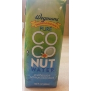 Wegmans Coconut Water, Pure: Calories, Nutrition Analysis & More ...
