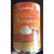 Signature Kitchens 100 Percent Pure Pumpkin: Calories, Nutrition ...