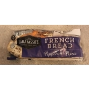 Sabatasso's French Bread, Pepperoni Pizza: Calories, Nutrition Analysis ...