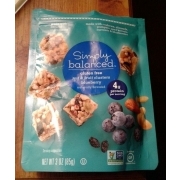 Simply Balanced Nut And Fruit Clusters, Blueberry: Calories, Nutrition ...